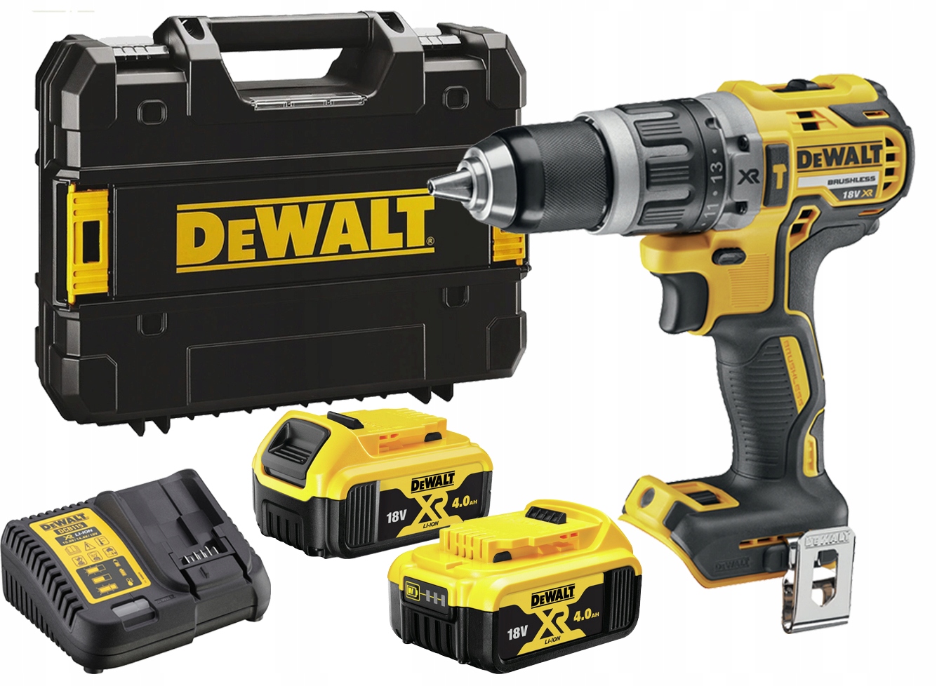 DEWALT WIERTARKO-WKRĘTARKA 18V 2X4AH 70NM DCD796M2 - 365pro.pl