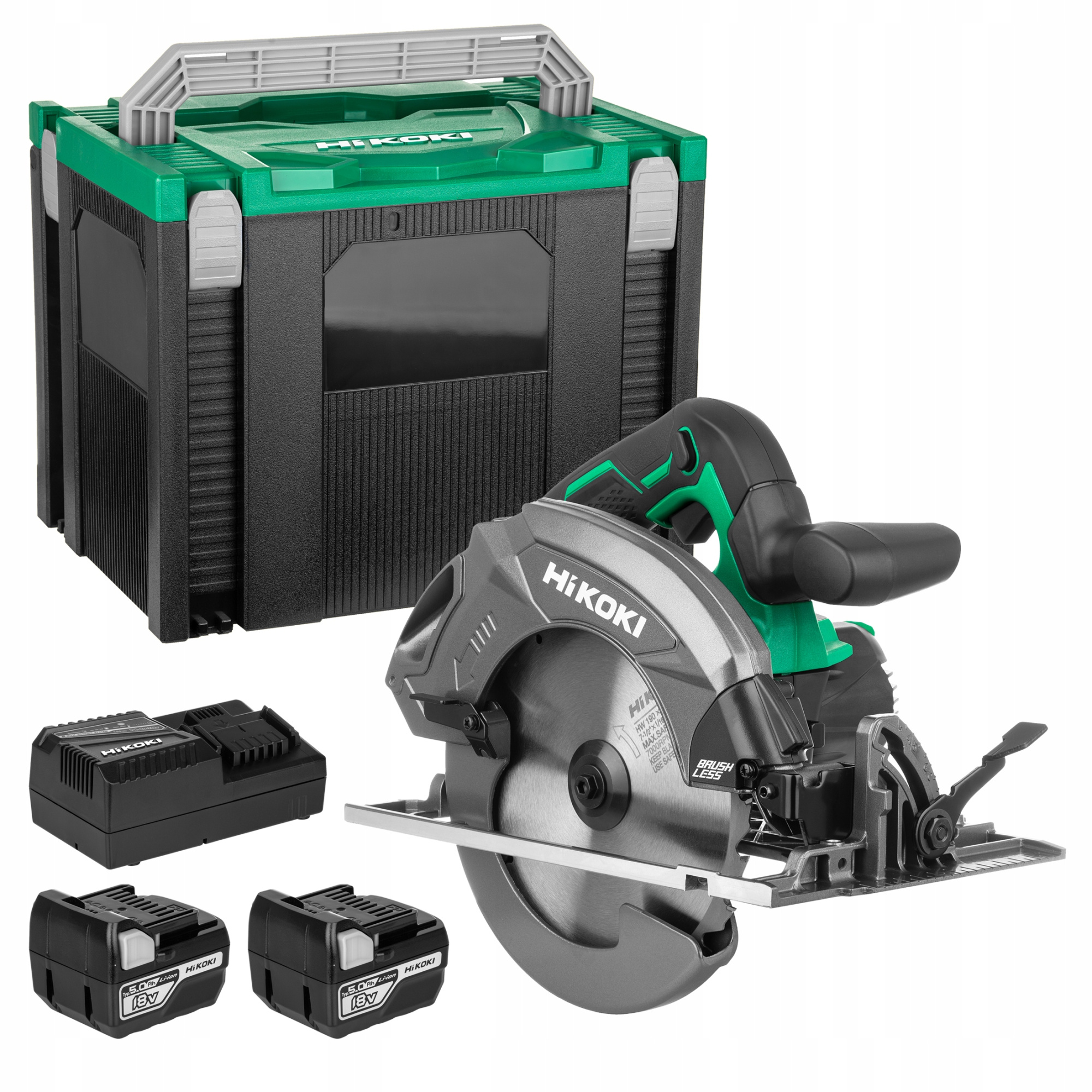 HIKOKI PILARKA TARCZOWA 190MM 2X5AH C1807DAWRZ - 365pro.pl